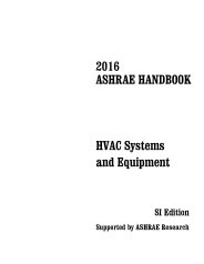 2016 ASHRAE Handbook: HVAC systems and equipment. SI edition - The ...