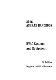 2016 ASHRAE Handbook: HVAC systems and equipment. SI edition (includes ...