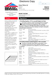 Britmet Tileform Ltd. Britmet tileform. Third issue - The Construction ...