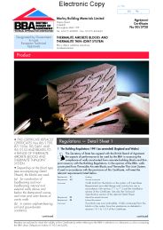 Marley Building Materials Limited. Thermalite aircrete blocks and ...