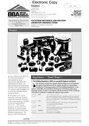 Vulcathene. Vulcathene mechanical and enfusion laboratory drainage ...