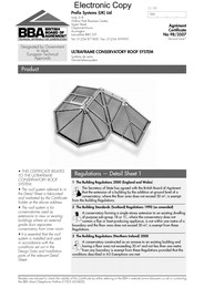 Prefix Systems (UK) Ltd. Ultraframe conservatory roof system. Second ...