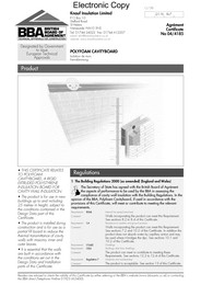 Knauf Insulation Limited. Polyfoam cavityboard - The Construction ...