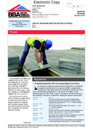 H+H Celcon Ltd. Celcon standard blocks (for floor infill) - The ...