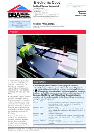 Combined Thermal Solutions Ltd. Tdeck EPS panel system - The Construction Information Service