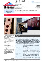 Isothane Ltd. Isothane technitherm cavity wall stabilisation and ...