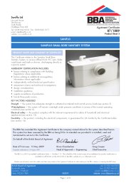 Saniflo Ltd. Saniflo. Saniplus small bore sanitary system. Product ...