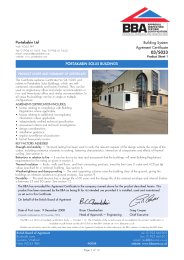 Portakabin Ltd. Portakabin Solus Buildings. Product sheet 1 - The ...