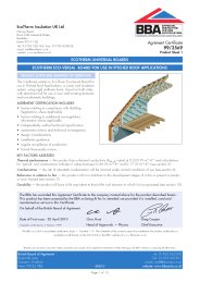 EcoTherm Insulation UK Ltd. EcoTherm Universal boards. EcoTherm Eco-Versal board for use in ...