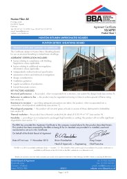 Hunton Fiber AS. Hunton bitumen impregnated boards. Hunton Bitroc ...