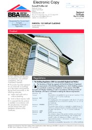 Eurocell Profiles Ltd. Eurocell 125 shiplap cladding. 2nd issue - The ...