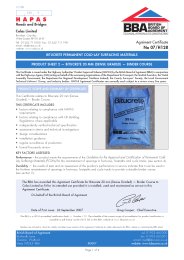 Colas Limited. Bitucrete permanent cold-lay surfacing materials ...