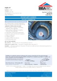 Polyflor Ltd. Polysafe safety floorings. Polysafe Standard PUR. Product ...