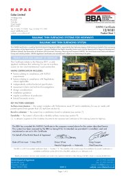 Colas Limited. Ralumac thin surfacing systems for highways. Ralumac RMT ...
