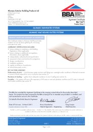 Alumasc Exterior Building Products Ltd. Alumasc rainwater systems ...