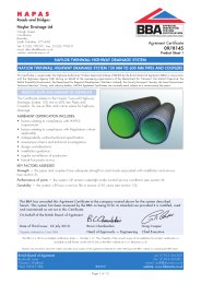 Naylor Drainage Ltd. Naylor twinwall highway drainage system. Naylor ...