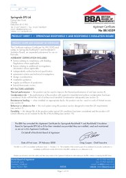 Springvale EPS Ltd. Product sheet 1 - Springvale Roofshield V and ...