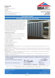 Kingspan Ltd. Benchmark Konnect. Benchmark Konnect infill wall system ...