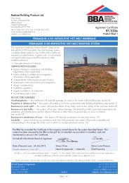 Radmat Building Products Ltd. PermaQuik 6100 monolithic hot melt ...