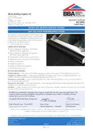 Wickes Building Supplies Ltd. Wickes self-adhesive roofing systems ...