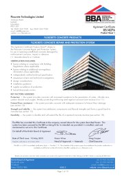 Flexcrete Technologies Limited. Flexcrete concrete products. Flexcrete ...