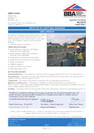 Jablite Limited. Jablite full fill cavity wall insulation. Jabfill ...