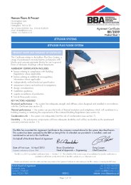 Hanson Floors and Precast. Jetfloor systems. Jetfloor Plus floor system ...