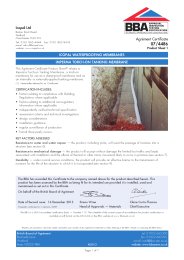 Icopal Ltd. Icopal waterproofing membranes. Imperma torch-on tanking ...