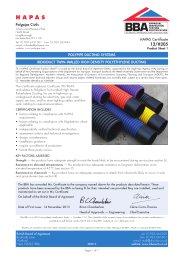 Polypipe Civils. Polypipe ducting systems. Ridgiduct twin-walled high ...