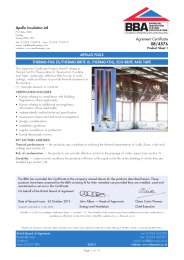 Apollo Insulation Ltd. Apollo Foils. Thermo-Foil ES/Thermo-Brite III ...