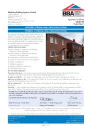 Wetherby Building Systems Limited. Wetherby external wall insulation ...
