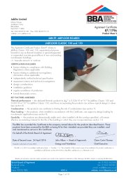 Jablite Limited. Jablite Jabfloor Boards. Jabfloor Classic 100 and 150 ...