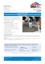 Flowcrete UK Ltd. K-Screed floor screeds. Composite K-Screed. Product ...