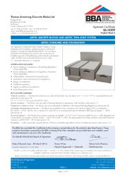 Thomas Armstrong (Concrete Blocks) Ltd. Airtec aircrete blocks and ...