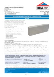 Thomas Armstrong (Concrete Blocks) Ltd. Airtec aircrete blocks and ...