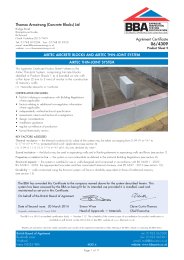 Thomas Armstrong (Concrete Blocks) Ltd. Airtec aircrete blocks and ...