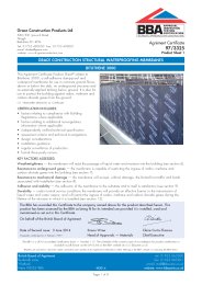 Grace Construction Products Ltd. Grace Construction structural ...