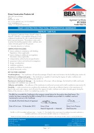 Grace Construction Products Ltd. Grace Construction structural ...