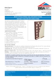 British Gypsum. British Gypsum internal wall insulation systems ...