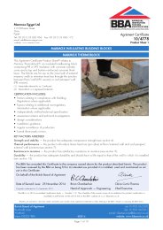 Marmox Egypt Ltd. Marmox insulating building blocks. Marmox Thermoblock ...
