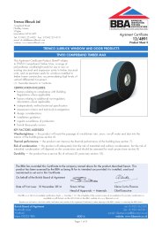 Tremco illbruck Ltd. Tremco illbruck window and door products. TP450 ...