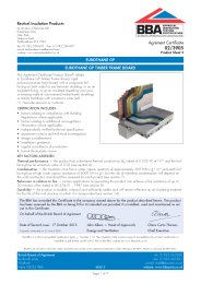 Recticel Insulation Products (a division of Recticel Ltd). Eurothane GP ...