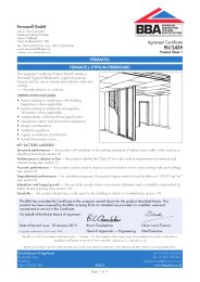 Fermacell GmbH. Fermacell. Fermacell gypsum-fibreboard. Product sheet 1 ...