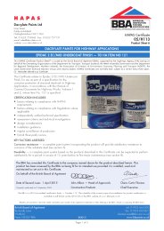 Dacrylate Paints Ltd. Dacrylate paints for highway applications. Epidac ...