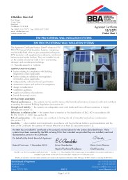 A Builders Store Ltd. EWI PRO external wall insulation systems. EWI PRO ...