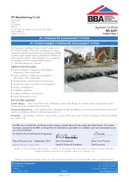 JFC Manufacturing Co Ltd. JFC stormwater management systems. JFC ...