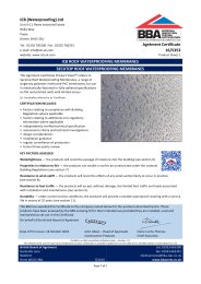ICB (Waterproofing) Ltd. ICB roof waterproofing membranes. Secutop roof ...