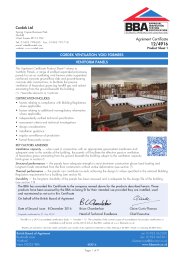 Cordek Ltd. Cordek ventilation void formers. Ventform panels. Product ...