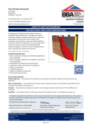 A Proctor Group Ltd. Wraptite breather membrane. For use in wall and ...
