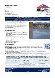 Acrypol Products Limited. Acrypol roof waterproofing systems. Acrypol ...